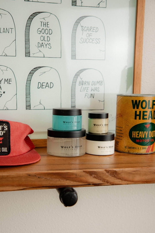 What Are Pomades? Types, Uses & Best Pomade Guide – Wolf's Head