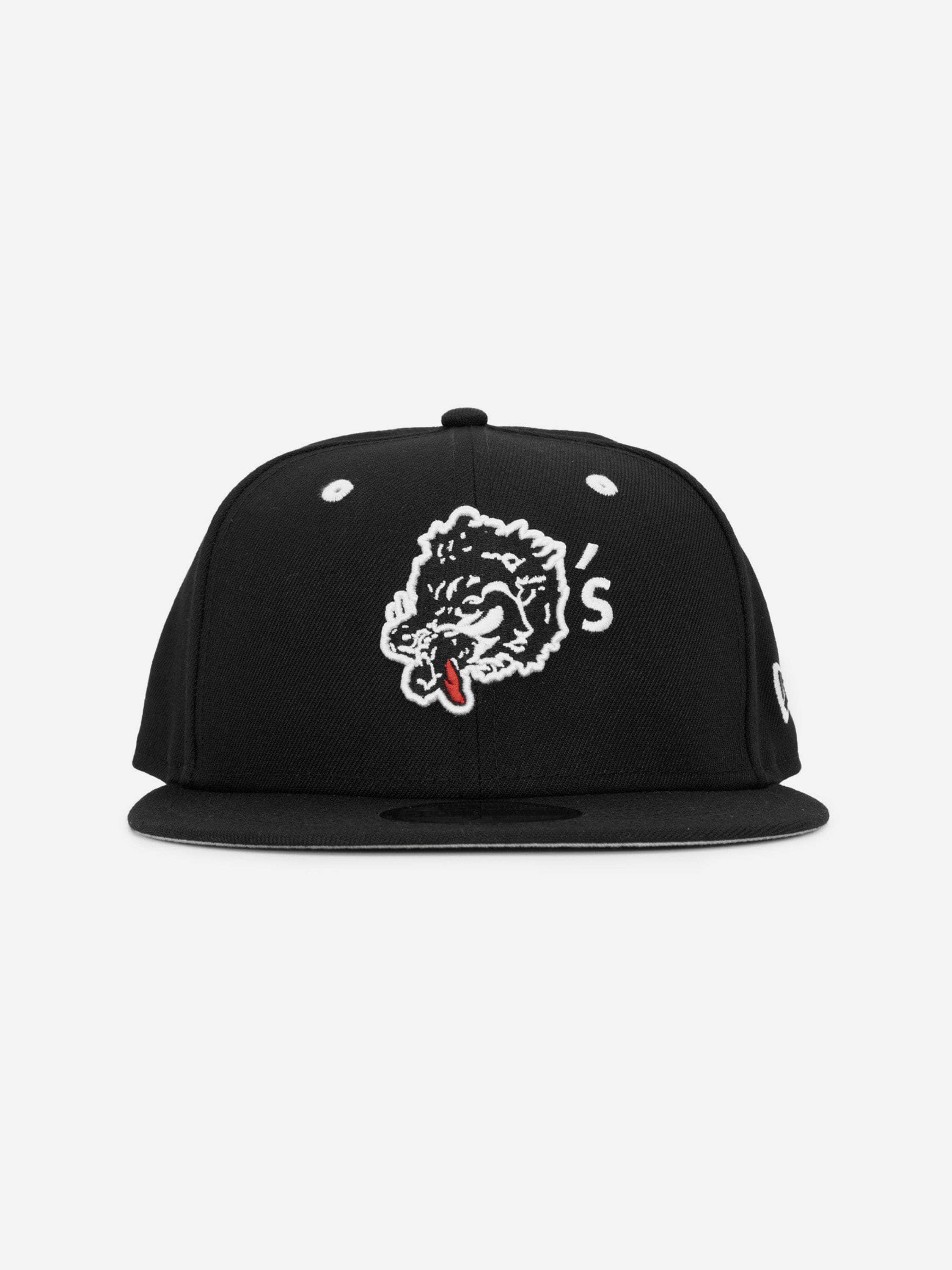 Wolf's Head New Era 59FIFTY Black Fitted Hat
